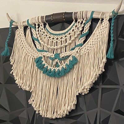 Macrame Pant Hanger, Flower Petal, Leafe Pattern Macrame Plant Hanging ...