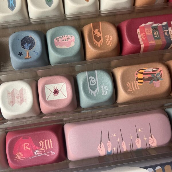 Vaporwave 129 Piece Keycap Set for MX Switch Mechanical Keyboard PBT ...