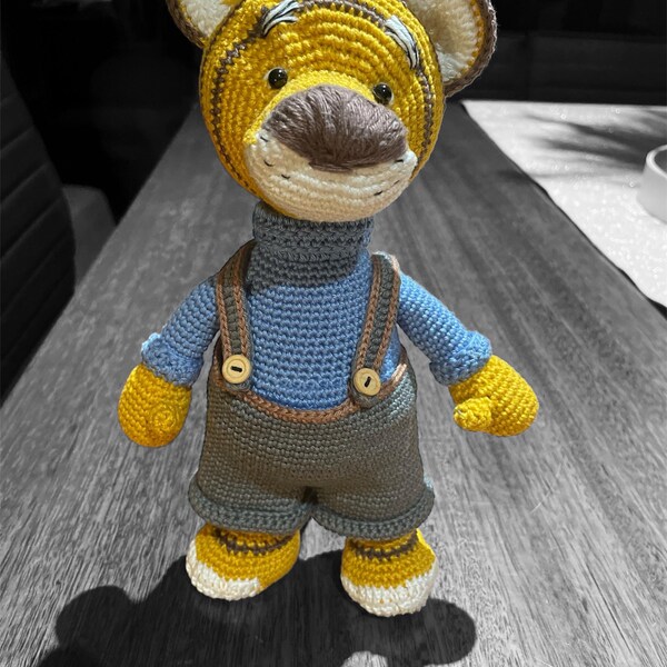Crochet Pattern Tiger Louis Amigurumi PDF - Etsy