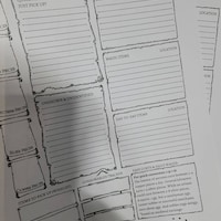 Dnd Session Notes Form Fillable Perfect for Session Summaries Adventure ...
