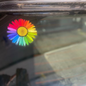 Daisy Car Window Decal Flower Car Window Decal Flowers - Etsy