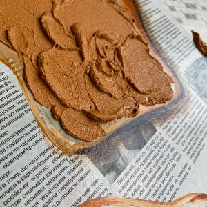 French Toast Painting Blueberry Painting Newspaper Art Food - Etsy