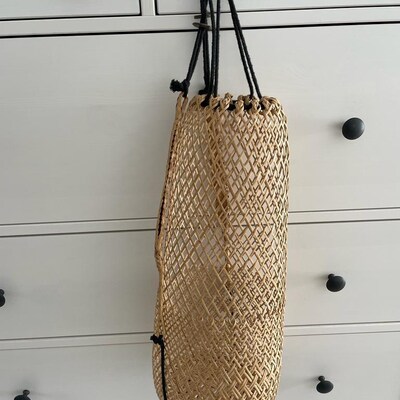 Rattan Woven Bali Bag Rattan Basket Beach Handbag Wicker - Etsy