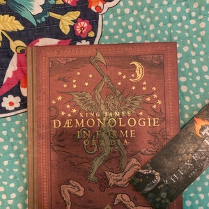Daemonologie by King James Rare Occult Book Hand-numbered - Etsy