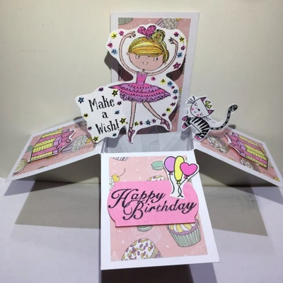 Musical Pop up Box Cardbirthday Pop up Card3d Cardpop up Card for ...