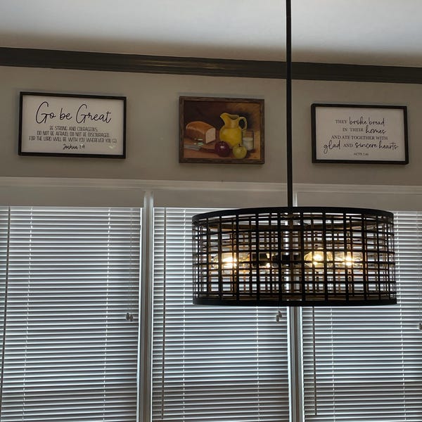 Scripture of the Week Framed Wood Sign, Memory Verse Wall Art ...