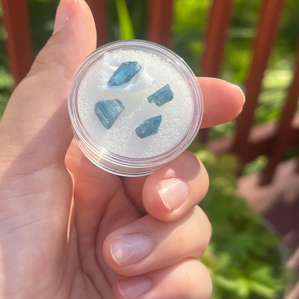 You Pick Rough/raw LOTS Natural Indicolite Paraíba Blue Tourmaline Rods ...