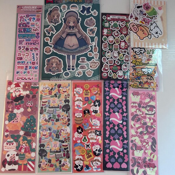 5pcs Deco Sticker Sheet | Polco Sticker | Sticker Sheet Pack | Korea ...