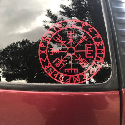 Viking Compass Decal Vegvisir Sticker Decal Car Decal Tumbler Decal ...
