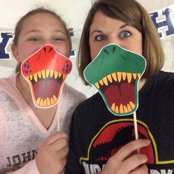 Printable Dinosaur Photo Booth Props - Dinosaur Photobooth Props ...