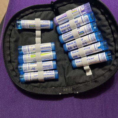 Zippered Pouch for 14 Homeopathic Remedies - Etsy