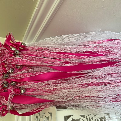 100 Wedding Wands Send off Ideas Ceremony Exit Wedding Ribbon Favors ...