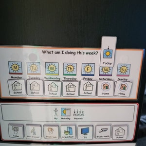 How Long Countdown Strip Visual Support/aid for Autism/adhd//visual ...