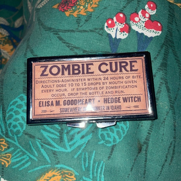 Zombie Pill Case, 7 Day Pill Box, Pill Case, Pill Box, 7 Sections, Pill ...