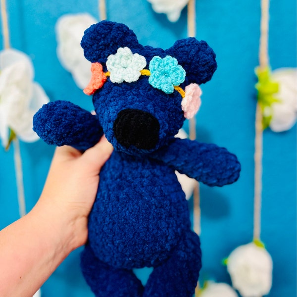 Jr. Bear the Bear Plushie Pattern - No Sew Pattern, Bear Pattern, Teddy ...