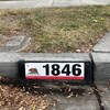 Curb-n-sign® Custom Double Sided Reflective 911 Address Aluminum Sign ...