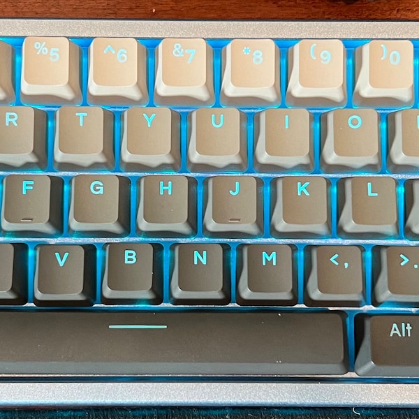 Gradient Shadow Keycap Set, OEM Profile, Shine-through, PBT, Cherry MX ...