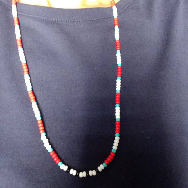 Robert Plant Circa 1974 Led Zeppelin Bead Necklace/hippie Jewelry ...