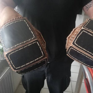 Viking Leather HANDLE Bag Hedeby Haithabu Bag Early Medieval | Etsy