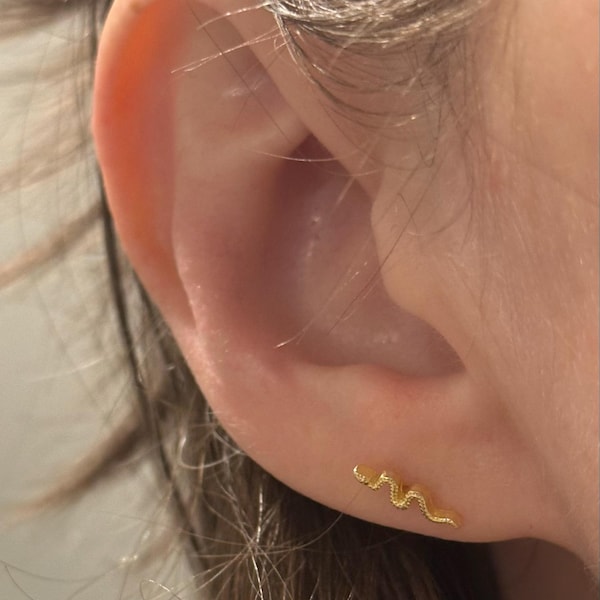 20G/18G/16G Seamless Double Gold Nose Clicker Cartilage Gold Hoop ...