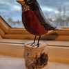 Robin Woodcarving - Etsy