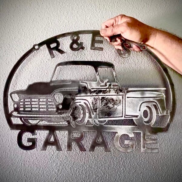 1955 1956 Classic Truck Garage Metal Sign - Etsy
