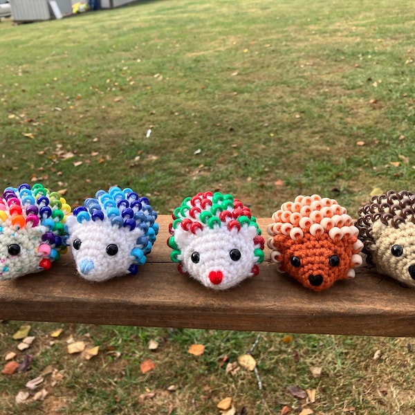 Beaded Fidget Hedgehog Crochet Pattern Crochet Fidget Toy Fidget ...
