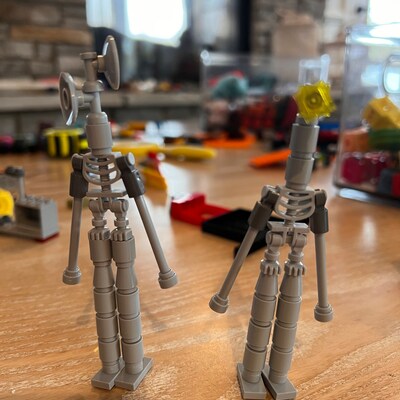 Brick Pieces Small Light Head Custom Set Trevor Henderson Creations - Etsy