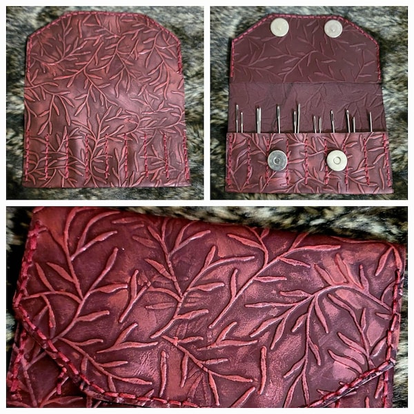 Leather Needle Case PDF, SVG and DXF Pattern, Leather Diy, (laser Cut ...