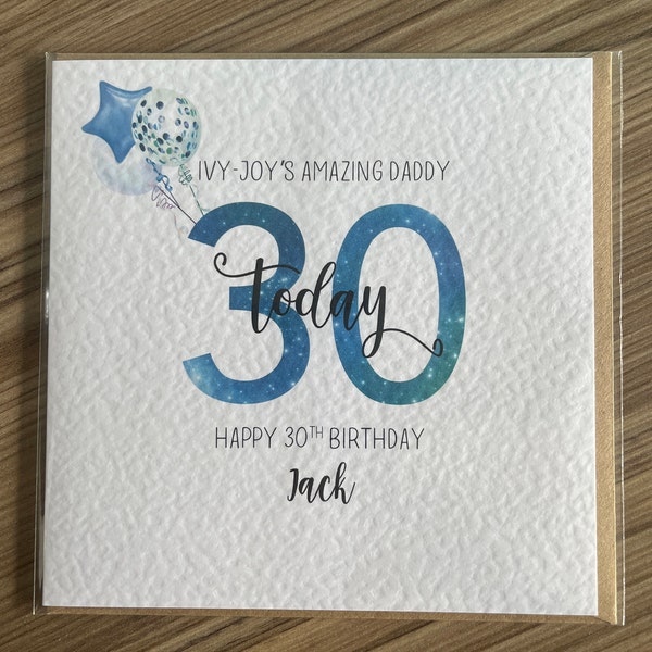 50th Birthday Card for Men, Personalised 50th Card, 50th Birthday Gift ...