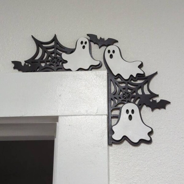Halloween Door Corner Sign Door Corner Decor Halloween Decorating ...