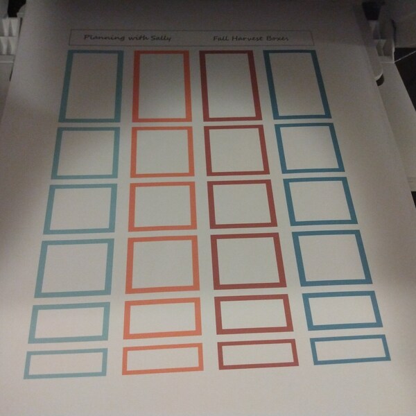 Blue Box Stickers! PRINTABLE Instant Download! Multiple Sizes! Fits ...