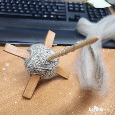 5/8 Maple Mini Glider Turkish Drop Spindle - Etsy