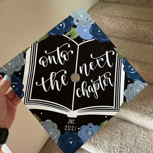 Digitally Made Custom Graduation Cap Topper. Onto the Next Chapter ...