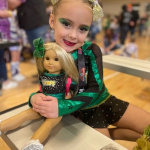 ECE Allstar Cheer Uniform for American Girl 18 Doll East Celebrity ...