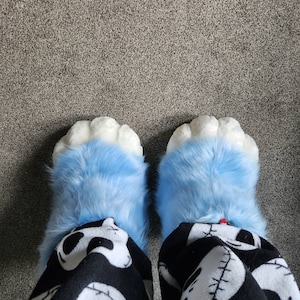 Custom Furry Cat Hand Hooves With Claws, Cosplay Furrysuit Paws for ...