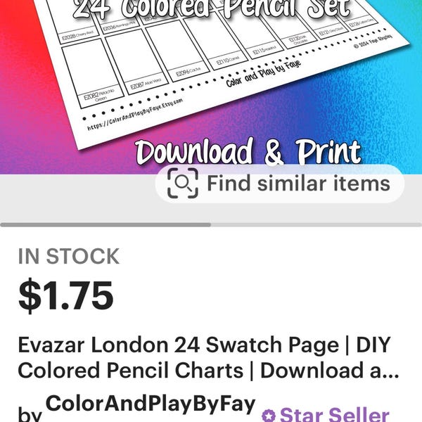120 Marker Swatch Chart | DIY Printable PDF Color Chart Swatch Page ...