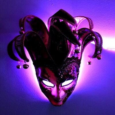 Handmade Jester Mask Wild Carnival Mask Ornament Mask - Etsy