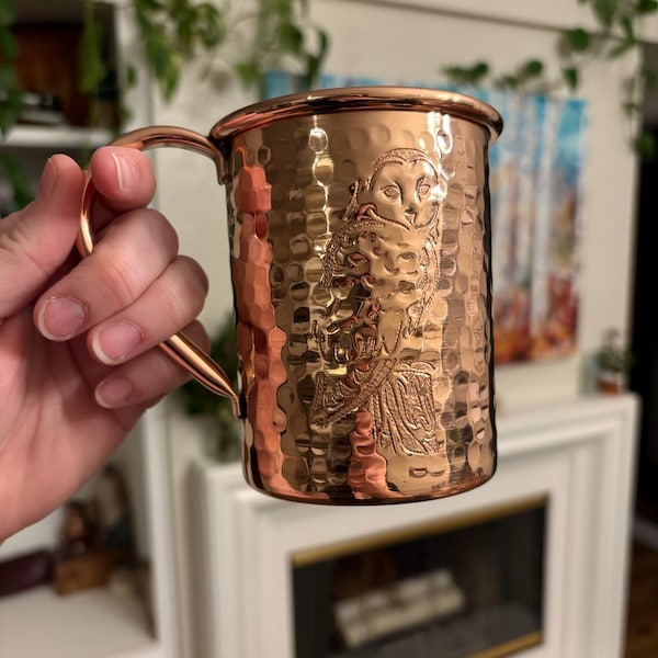 Pure Hammered Copper Valet Tray - 8" X 5" - Etsy