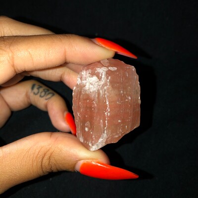 Strawberry Calcite Rough Calcite Raw Red Calcite Crystal Healing ...