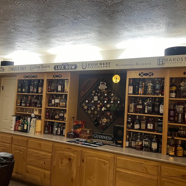 Stair Decals, Liquor Stair Risers, Bar Wall Border, Bar Stickers ...