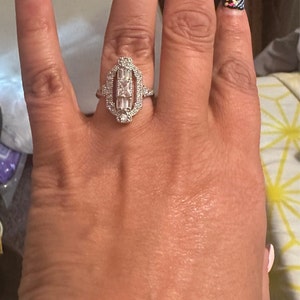 Resizable Vintage Gold Silver Rose Gold Black Tassel Ring Silver Chain ...