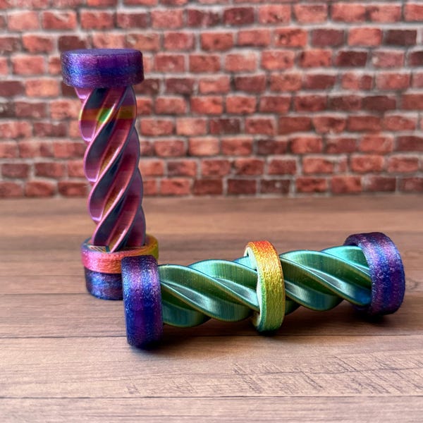 Vortex Pyramid Fidget 3D Printed Desk Toy & Display - Etsy