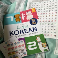 PRINTED Pocket-sized Korean Basic Phrases Dialogue Flashcards ...