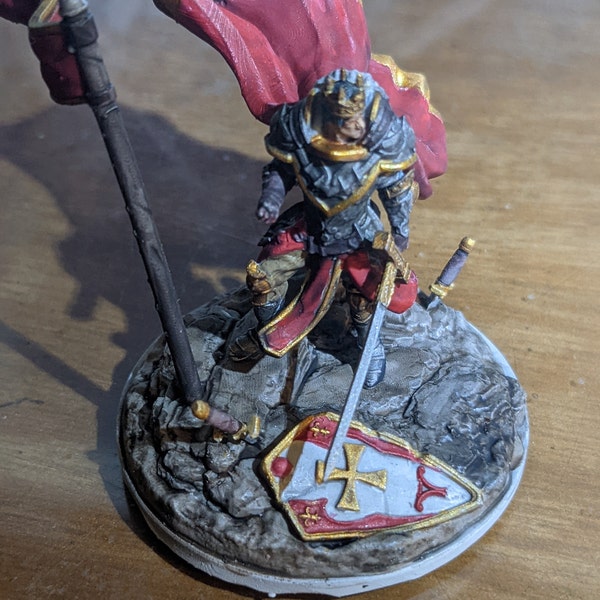King Arthur on the Battle Field| Dnd Miniature |king Arthur ...