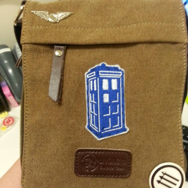 TARDIS -- Doctor Who Embroidered Patch - Etsy