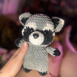 Crochet Pattern Chocho the Raccoon Cute Soft Toy - Etsy