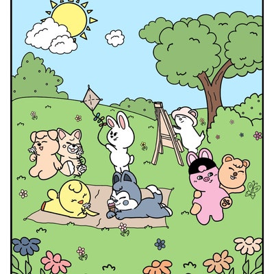 SKZOO Coloring Page Set Digital Download - Etsy