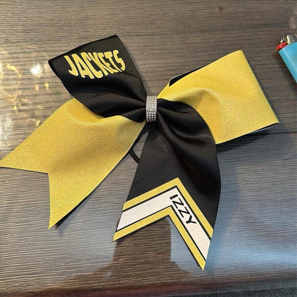 Rhinestone Pattern Cheer Bow CUT FILE Digital File Only Cheerbow ...