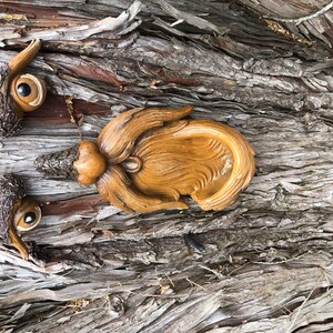 Tree Faces Tree Hugger Yard Art Garden Decoration unique - Etsy